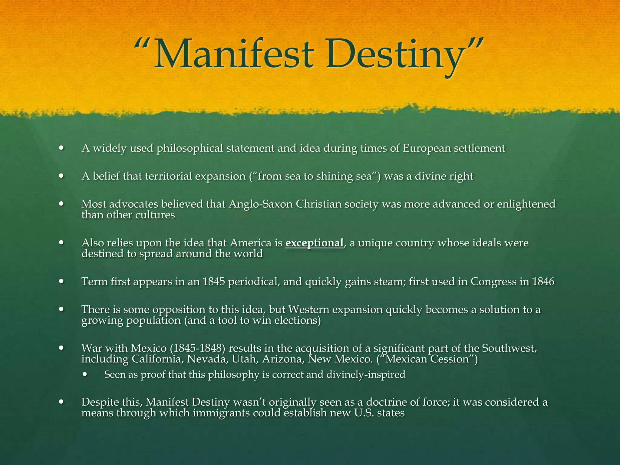 Westward Expansion (Revised Summer 2012) | PPTX