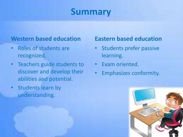 Western and eatern education aja | PPTX | Education