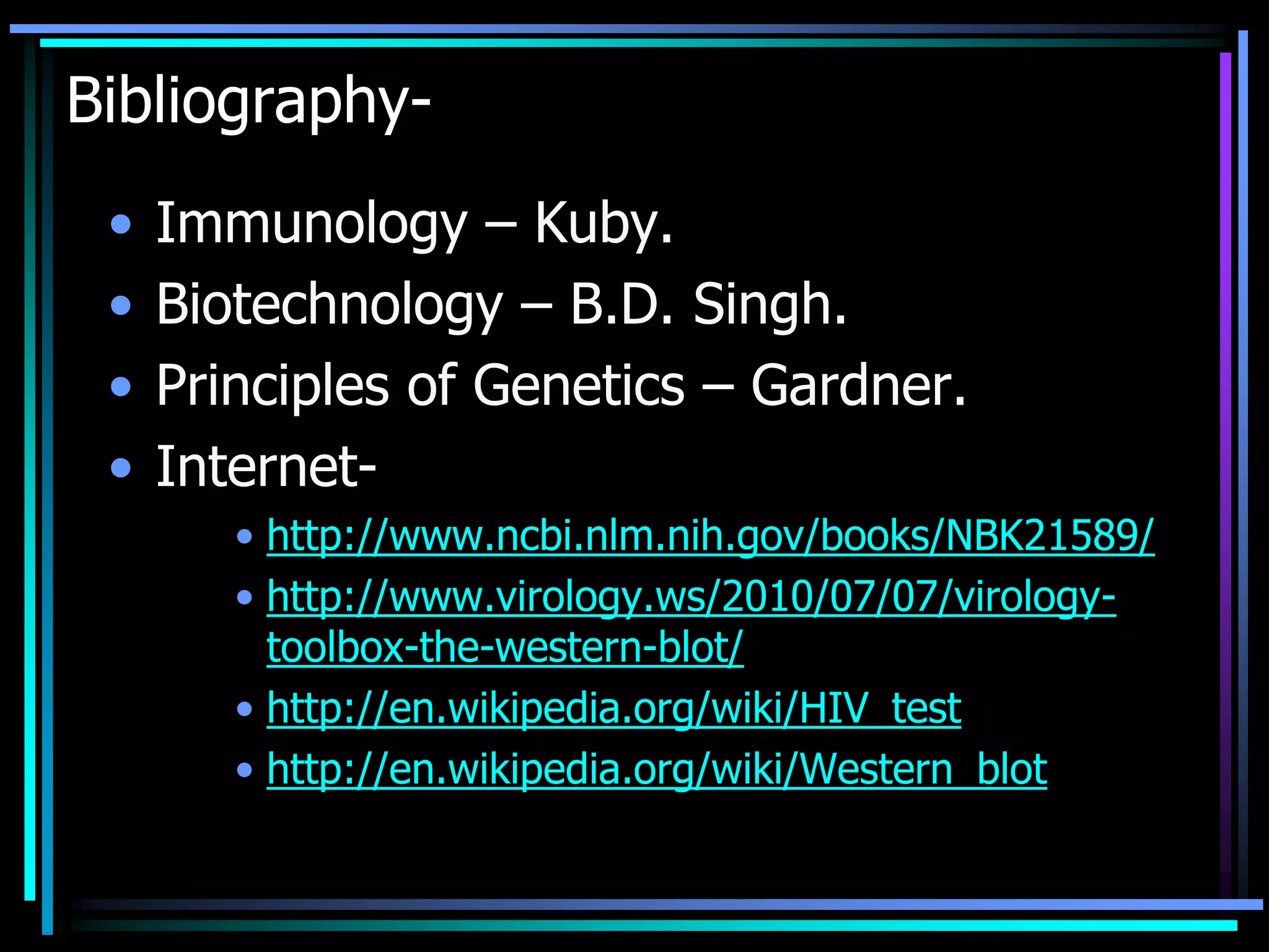 Western blotting & its applications | PDF