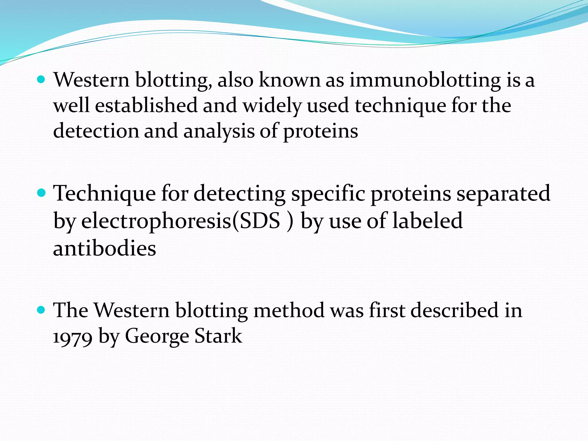 Western Blotting(Mohan Prakash) | PPTX