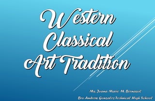 Western classical art tradition | PDF