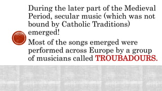 Medieval Era Music - Grade 9 1st Quarter Western Classical Music | PPTX