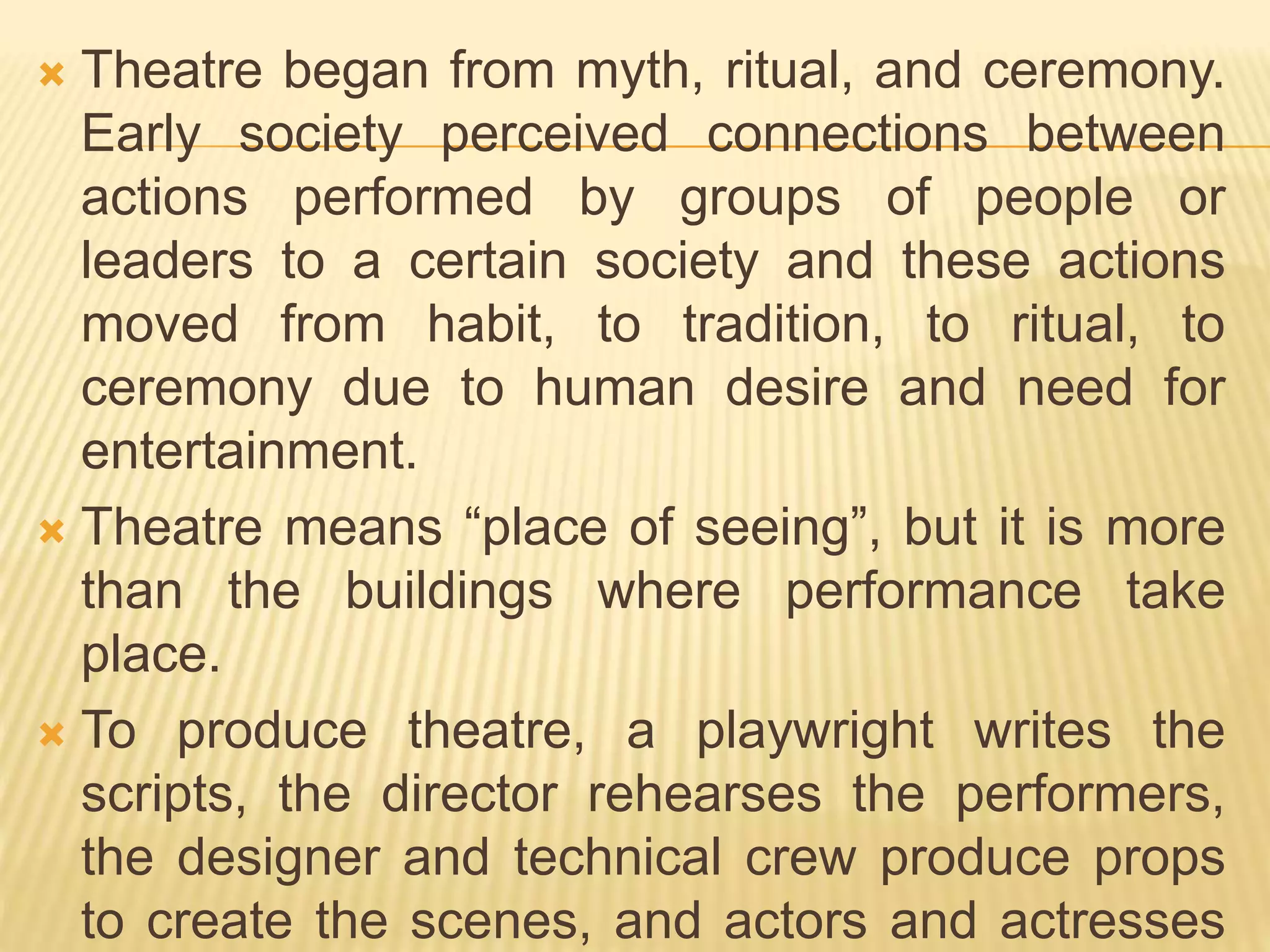 western classical play | PPTX