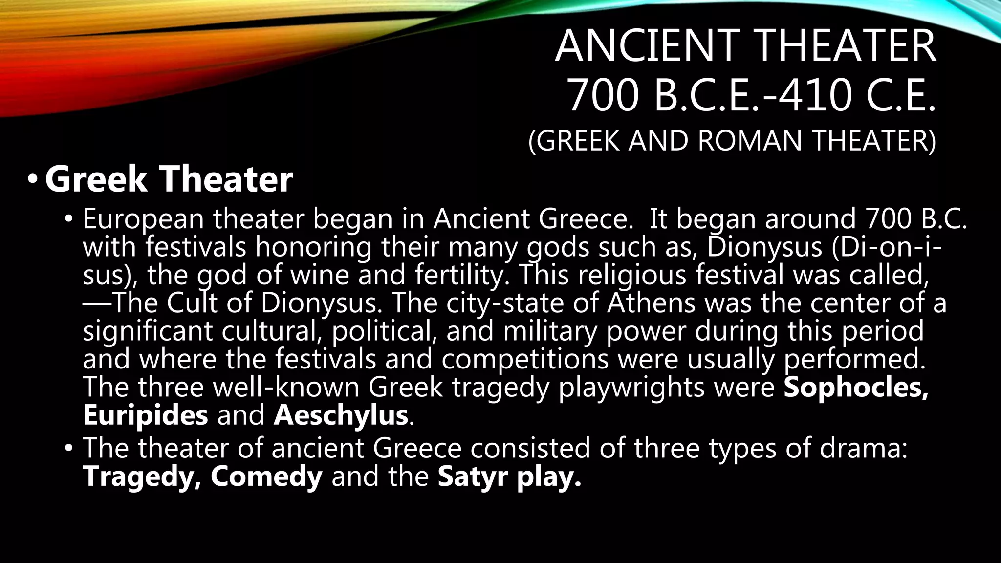 Western classical plays | PPTX