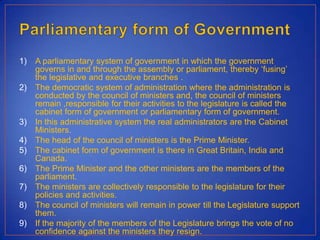 Western Classification of Government | PPTX