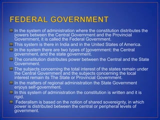 Western Classification of Government | PPTX
