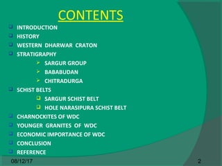 Western dharwar craton | PPT