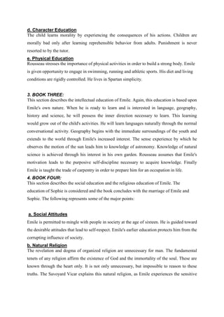 Western educationist “JEAN-JACQUES ROUSSEAU” | DOCX