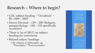 Western esotericism | PPTX