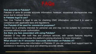 How to Check CNIC Information Online with Pakdata cf | PPTX