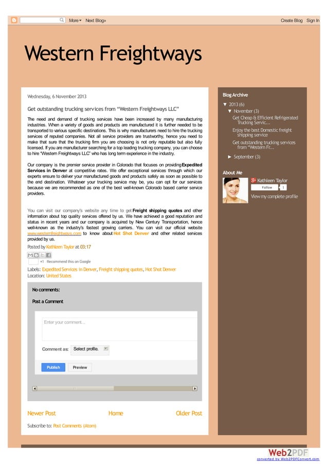 Freight shipping quotes | PDF