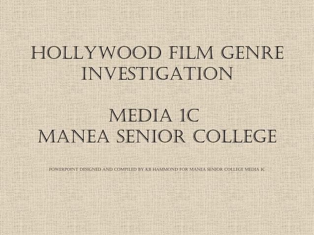 Western genre analysis | PPT