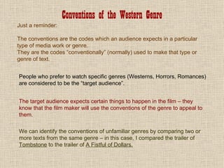 Western genre analysis | PPT