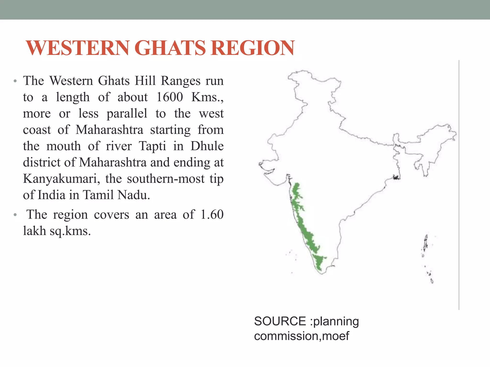 Western ghat region | PPTX