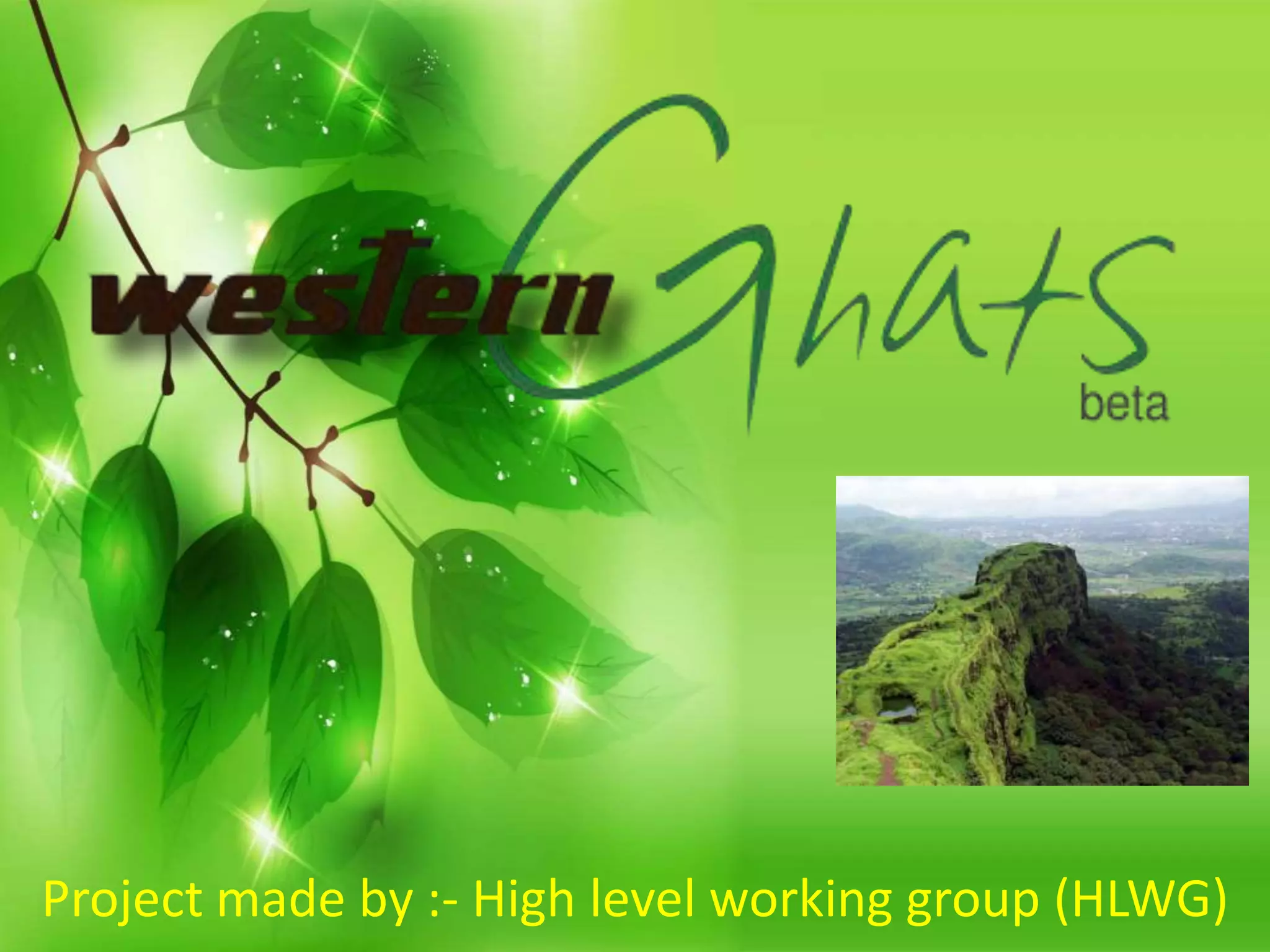 Western ghats | PPTX