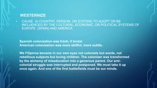 Westernization and identity | PPTX