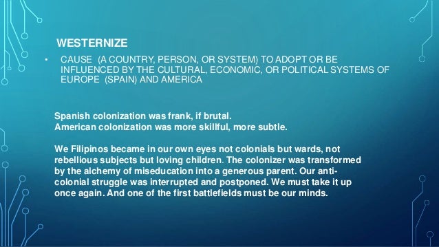 Westernization and identity