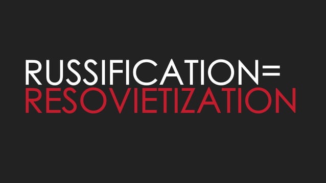 Russification vs Westernization. | PPT