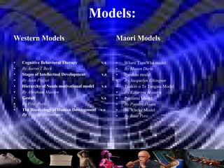 Western and Maori Models of Counselling | PPT