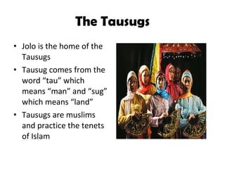 Western mindanao cultures | PPT