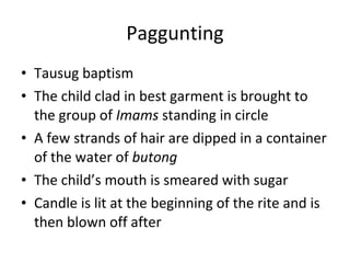 Western mindanao cultures | PPT