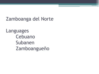 Western Mindanao (region 9) | PPTX