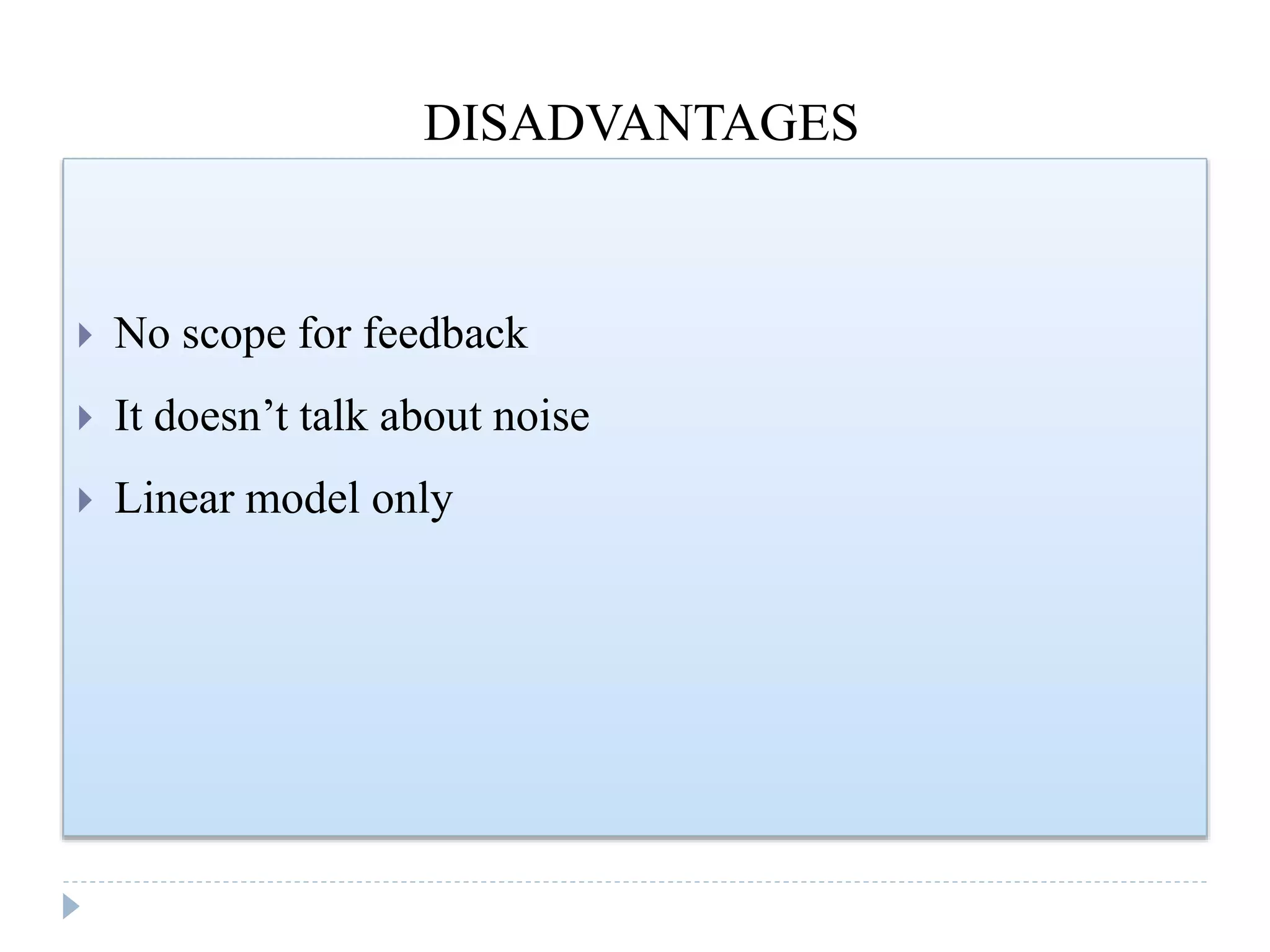 Western model of communication ii | PPTX