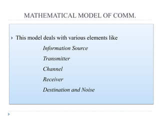 Western model of communication ii | PPTX