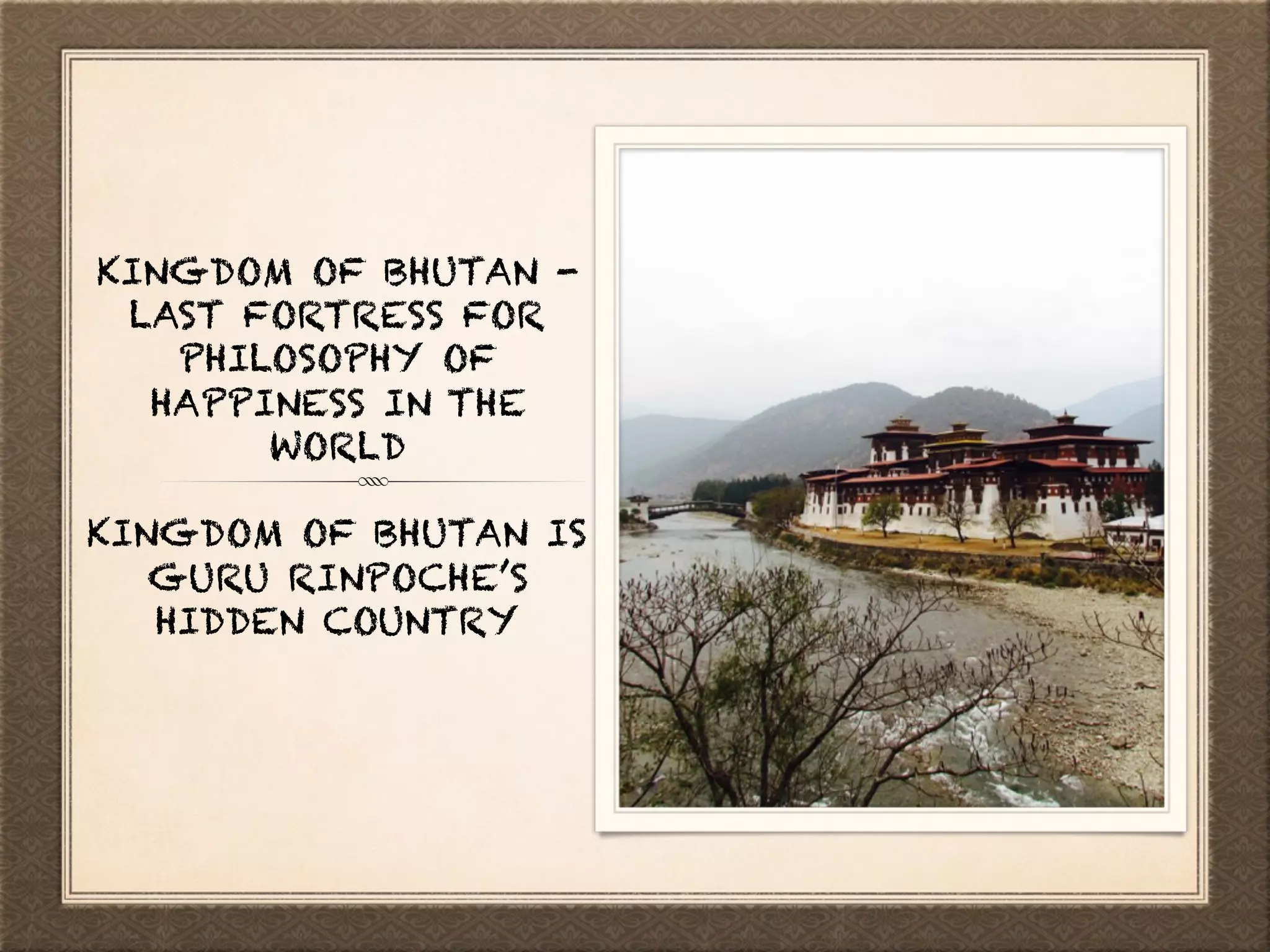 Western motivation through Buthanese eyes | PPT