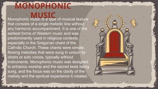 Western Music During the Medieval Period | PPT
