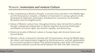 Western non western Settlement, Culture and Countries | PPT