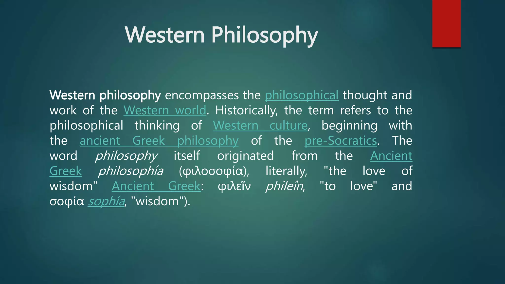 Western phılosophy ın modern culture.pptx