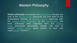 Western phılosophy ın modern culture.pptx