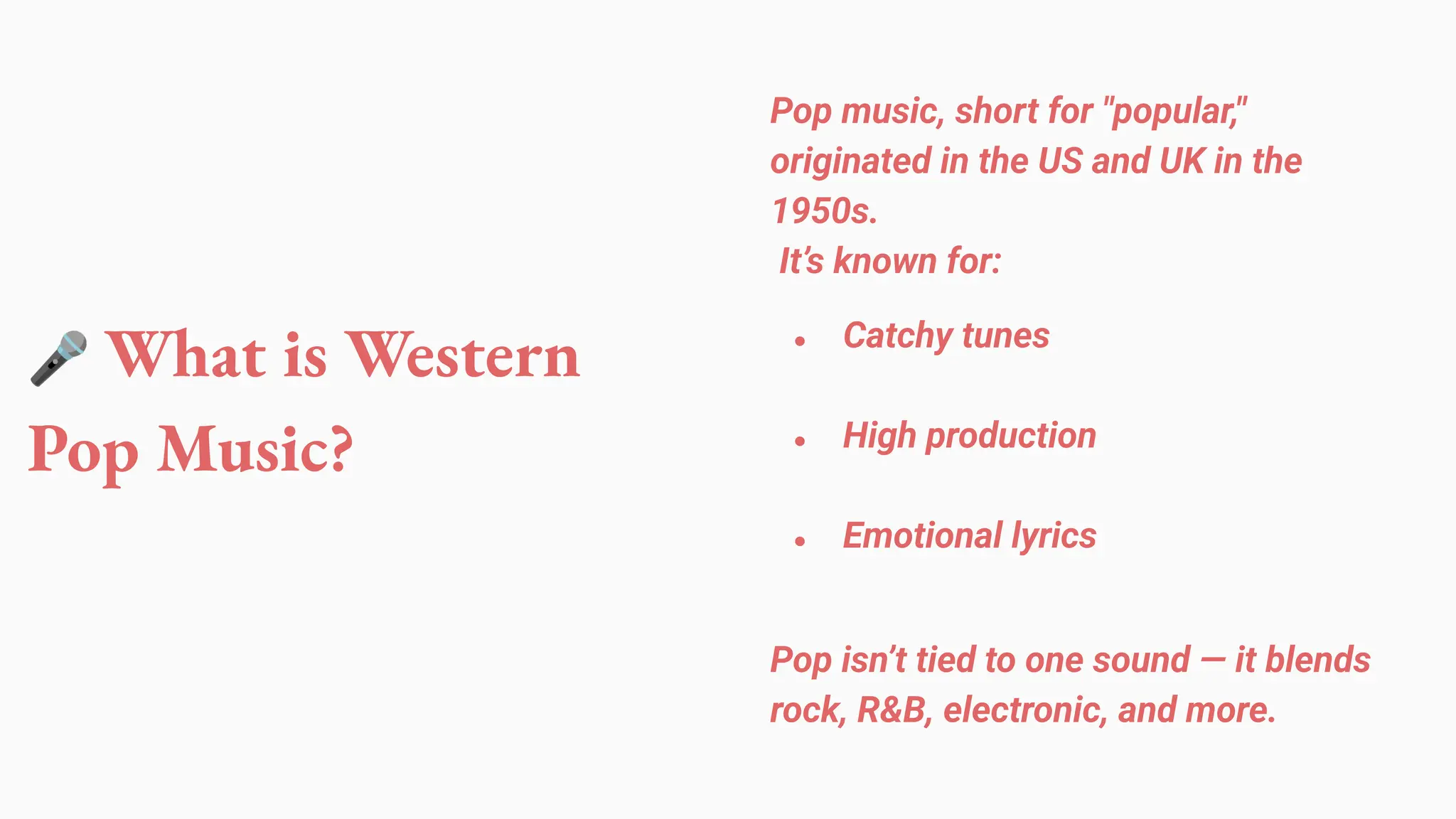 Western Pop Music: From Classics to Chart-Toppers | PDF