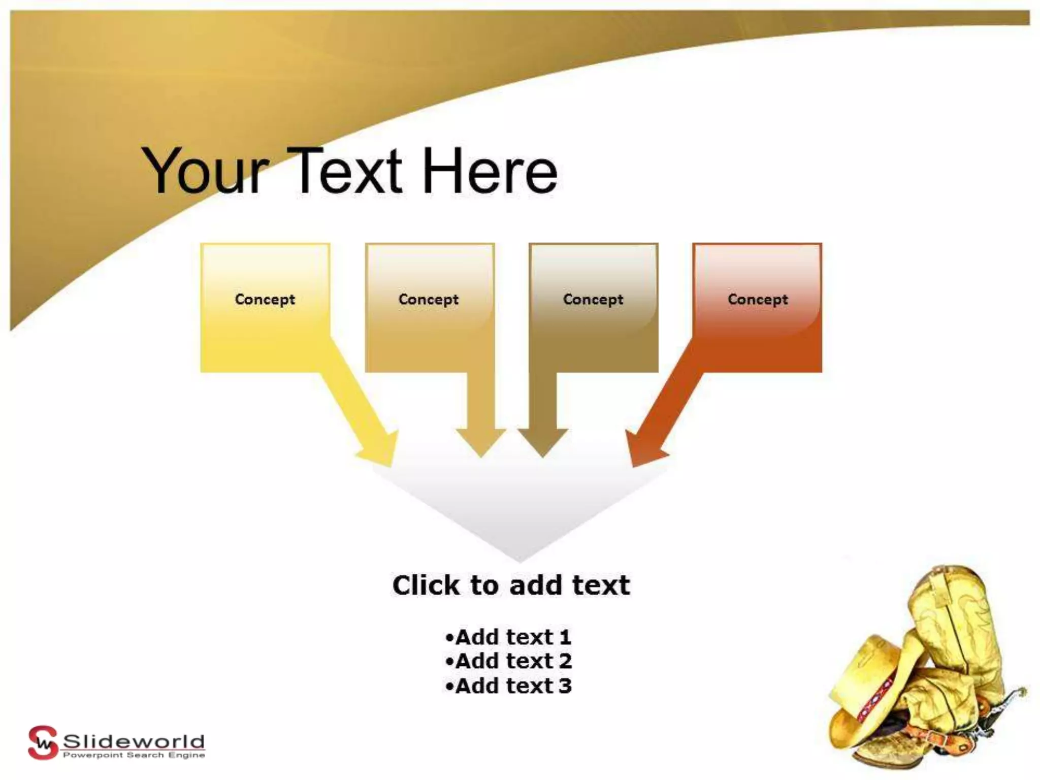 Western powerpoint template slide world | PPT