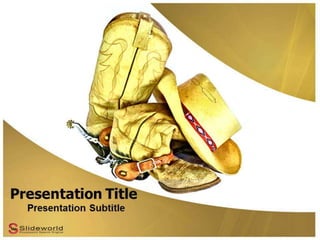 Wild West Powerpoint Template