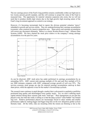 Michael Durante Western Reserve 1Q07 | PDF