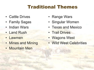 Reader's Advisory: Westerns | PPT