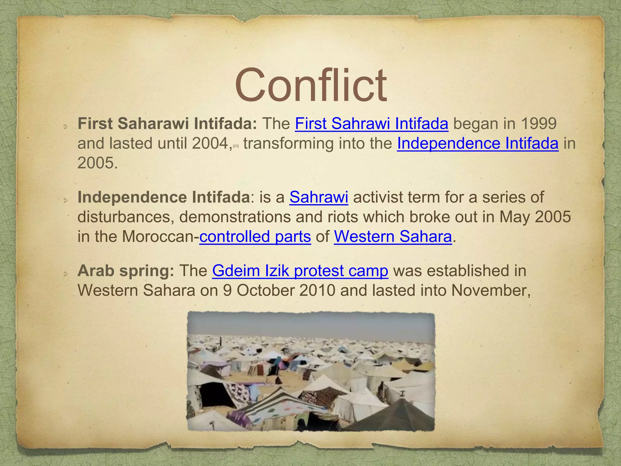 Western sahara conflict | PPTX