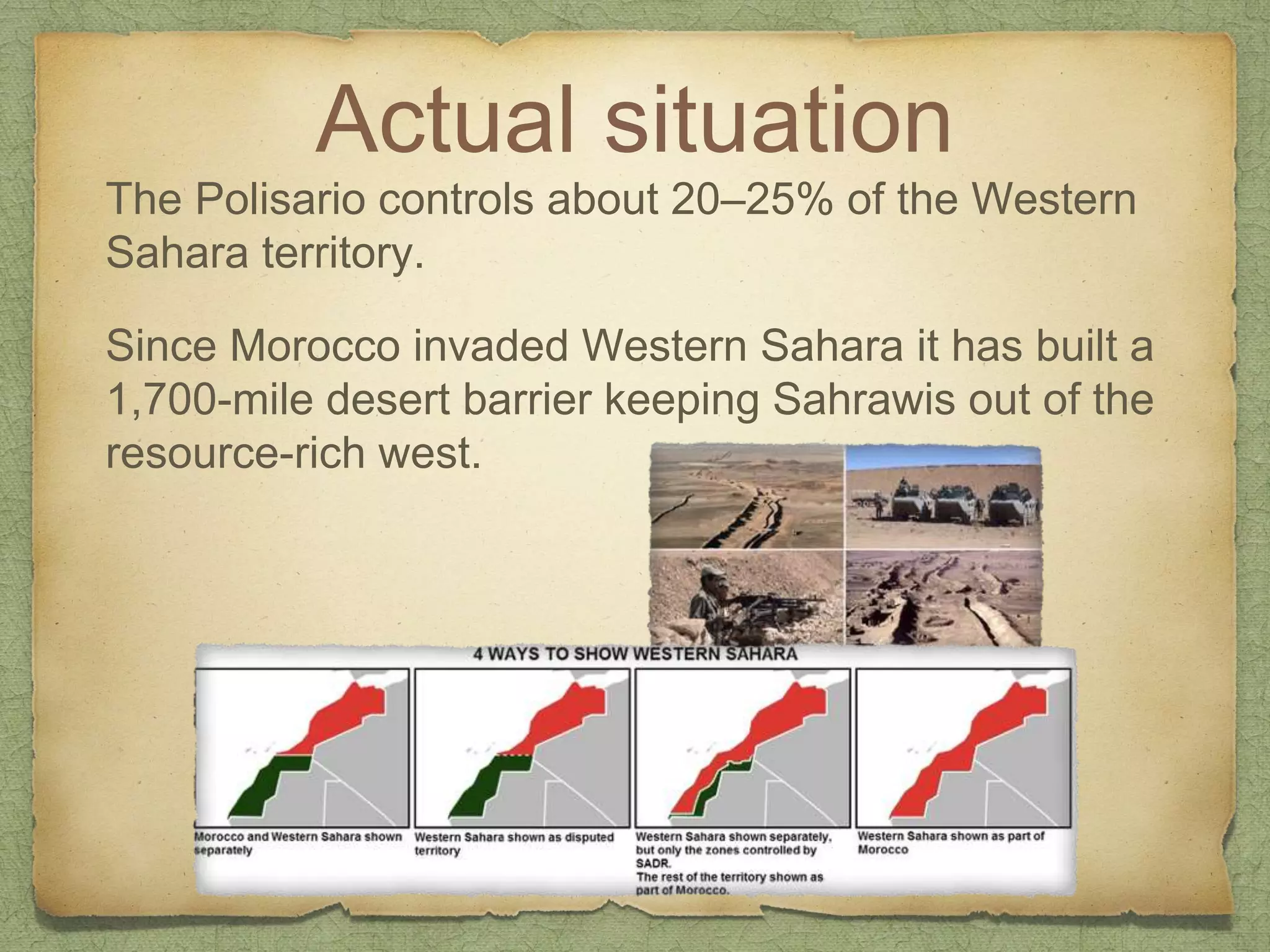Western sahara conflict | PPTX