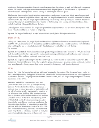 Western State Hospital Cultural Landscape Assessment | PDF