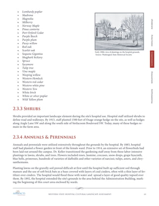 Western State Hospital Cultural Landscape Assessment | PDF