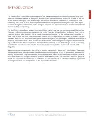 Western State Hospital Cultural Landscape Assessment | PDF