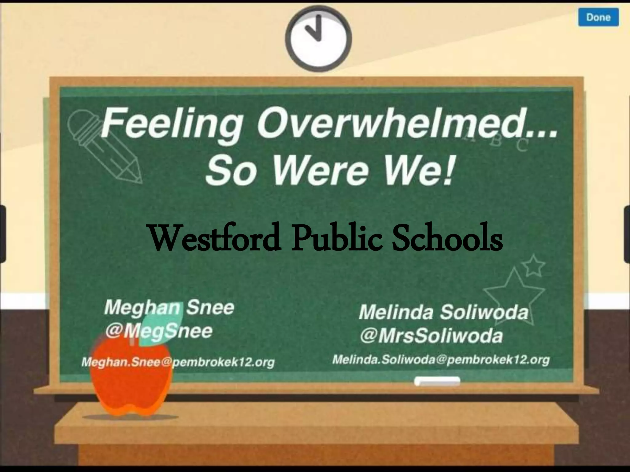 Westford feeling overwhelmed | PPTX