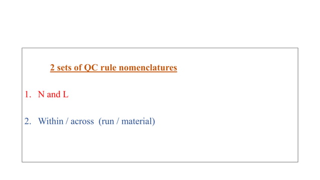 WESTGARD RULES 2.pptx | Standardized Testing | Educational Assessment