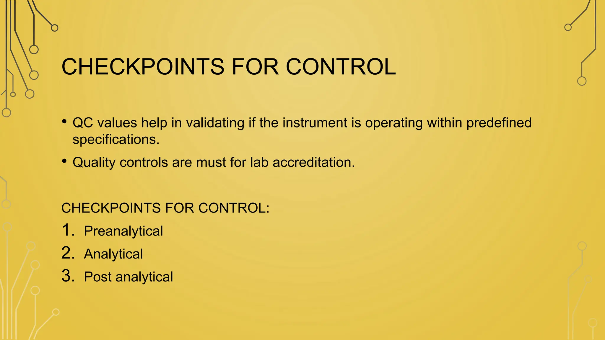 Westgard's rules and LJ (Levey Jennings) Charts. | PPTX