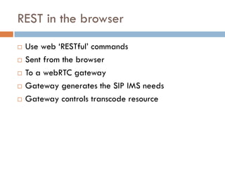WebRTC Integration from Tim Panton | PPT