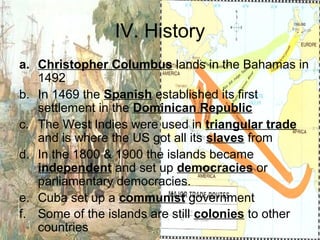 The West Indies | PPT