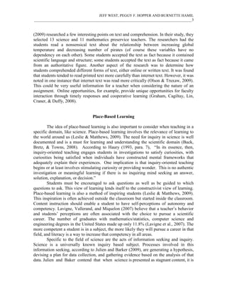 West, jeff science literacy is classroom instruction enough nftej v20 n ...