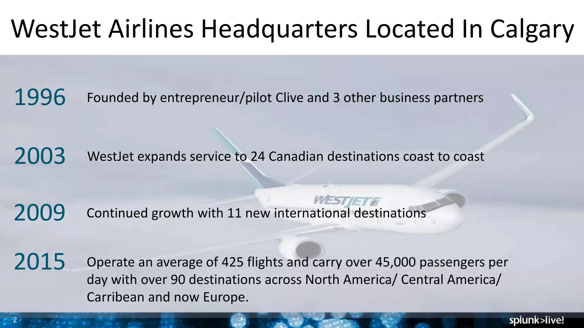 WestJet Customer Presentation | PPTX